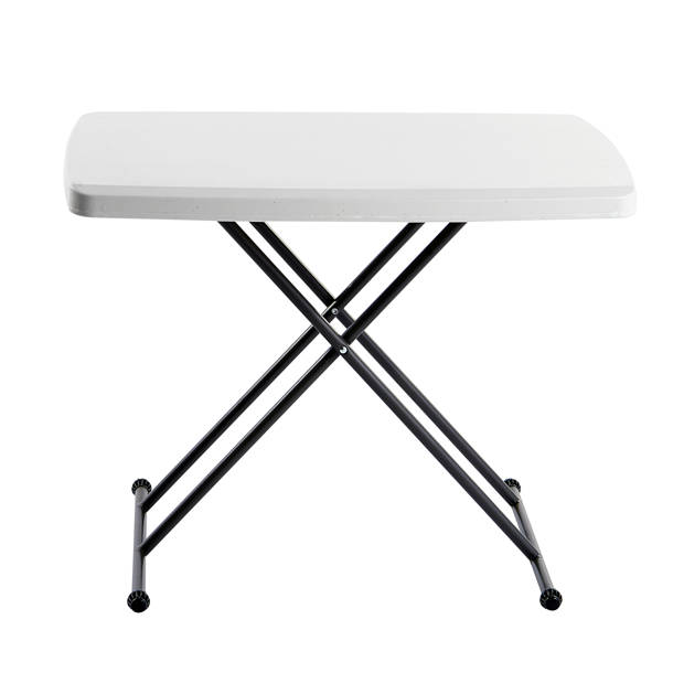 Iceberg Enterprises IndestrucTableTOO 30'' Rectangular Adjustable Folding Table & Reviews | Wayfair